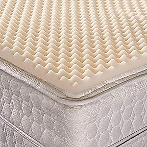 Geneva Healthcare Egg Crate Convoluted Foam Mattress Pad 2" Standard California King Size Topper 2" x 72" x 84"