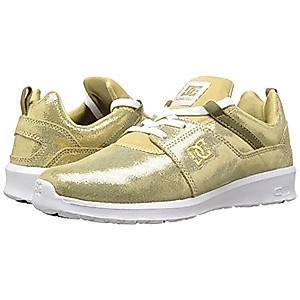 DC Women's Heathrow SE Shoes Skateboarding, Gold, 10.5 M US