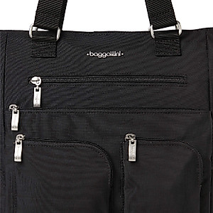 Baggallini womens Legacy 3-in-1 All set 3 in 1 Backpack, Black, One Size US