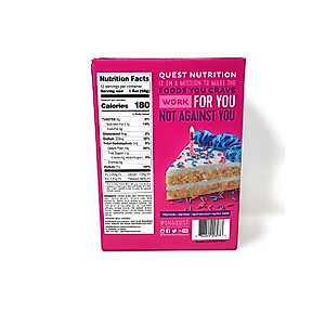 QUEST NUTRITION Birthday Cake Protein Bar 12 Count, 2.12 OZ