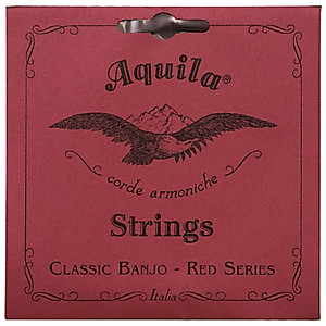 Aquila Red Series AQ-11B Banjo Strings – Medium Tension DBGDG-Set of 5