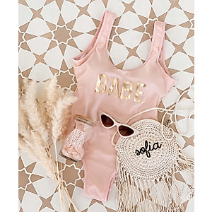 ModParty Cat Eye Sunglasses | SET OF 6: 1 White + 5 Beige | Bachelorette Party Sunglasses | Bride and Bridesmaid Matching Sunnies | Retro Eyewear | Party Favors