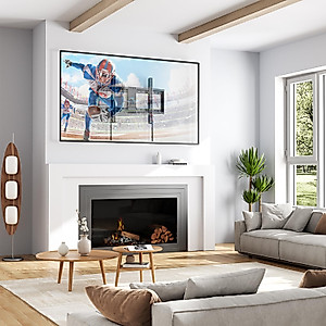 PERLESMITH Fixed TV Wall Mount Bracket for 32-82 Inch LED, LCD, and OLED Flat Screen TVs - Fits 16”- 24” Wood Studs, Fixed TV Mount with VESA 600 x 400mm Holds up to 132 lbs, PSLLK1