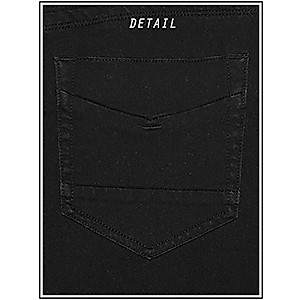 ETHANOL Mens Super Comfy Slim Stretch Jersey Denim Jean AKP44074SK Black 30