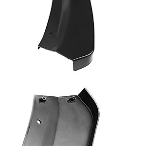 Spec-D Tuning Glossy Black Front Bumper Lip Spoiler Splitter 3PC Compatible with Ford Focus 2015-2018