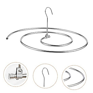 GARVALON Bed Linen Drying Rack Collapsible Clothing Rack Laundry Drying Rack Collapsible Folding Hangers 2pcs Blanket Hanging Rack Blanket Dryer Rack Spiral Sheet Dry Hanger Blanket Rack