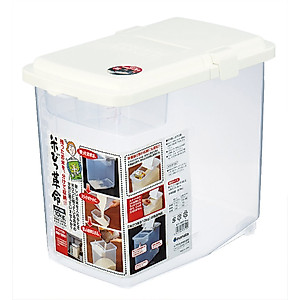 JapanBargain S-, Japanese Plastic Kome Bitsu Raw Rice Storage Container, 10 kgs