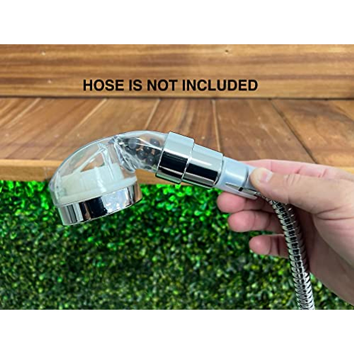 Socila Professional LED Shower Head: Auto Color Changing, High Pressure, and Water Filtration for Shampoo Bowl"