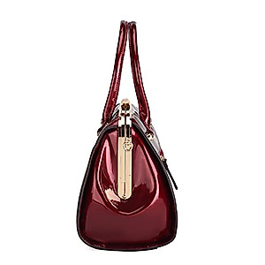 MKF Collection Satchel Shoulder Bags for Women - Handbag Purse -Lady Fashion Crossbody Pocketbook Bone