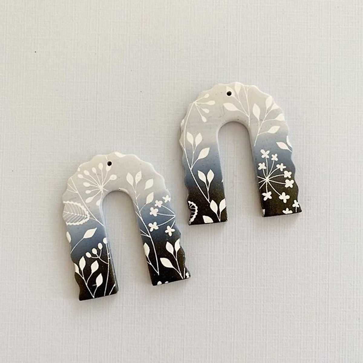 Silk Screen Stencils for Polymers Clay Reusable Silkscreens Print Kits for Earrings Jewelry Makings 3.5x6inch Each