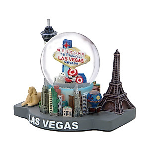 Las Vegas Snow Globe and Skyline Model 4 Inches