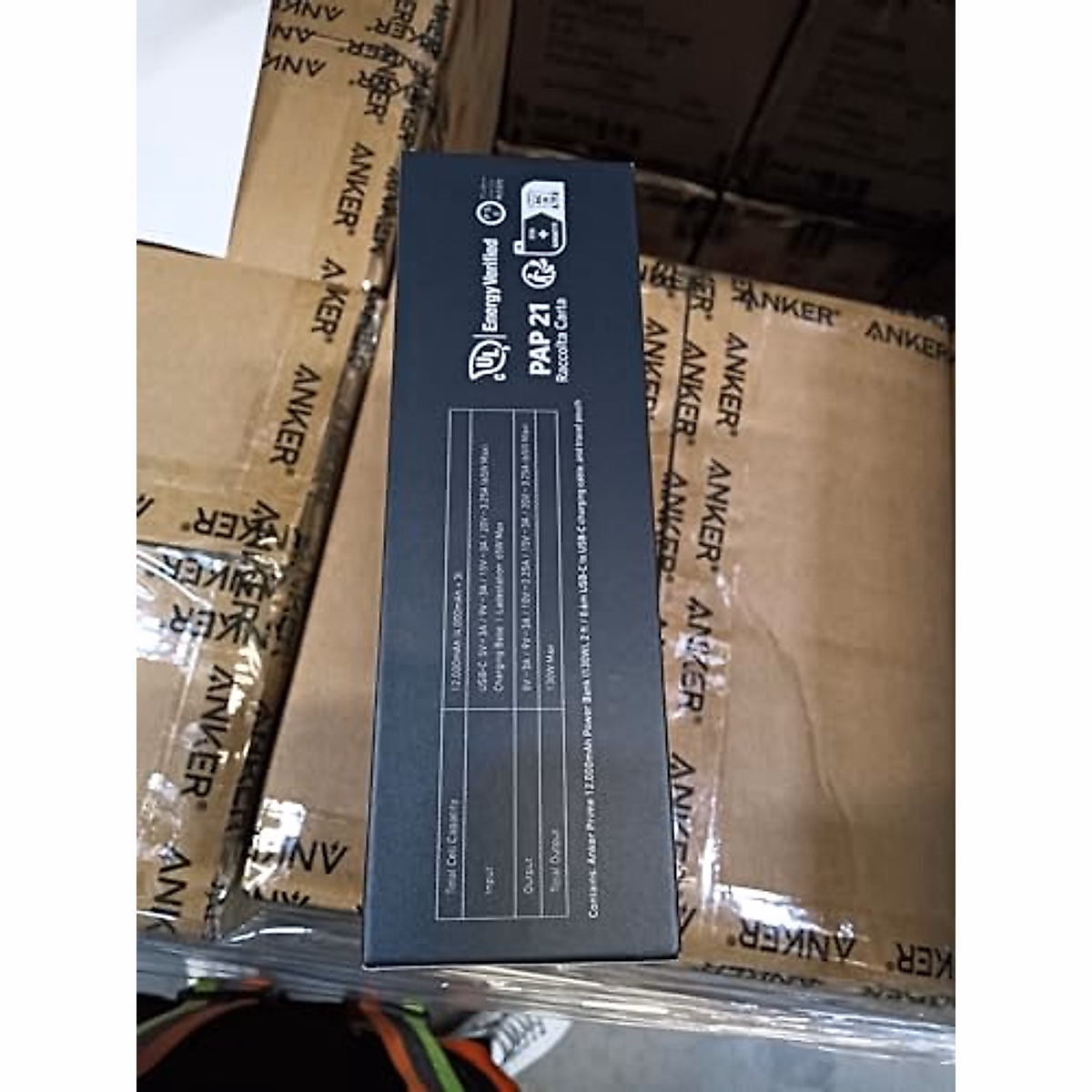 Anker Prime Power Bank, 12,000 mAh 2-Port Portable Charger with 130W Output, Smart Digital Display, Compatible with iPhone 15/14/13 Series, MacBook, Dell