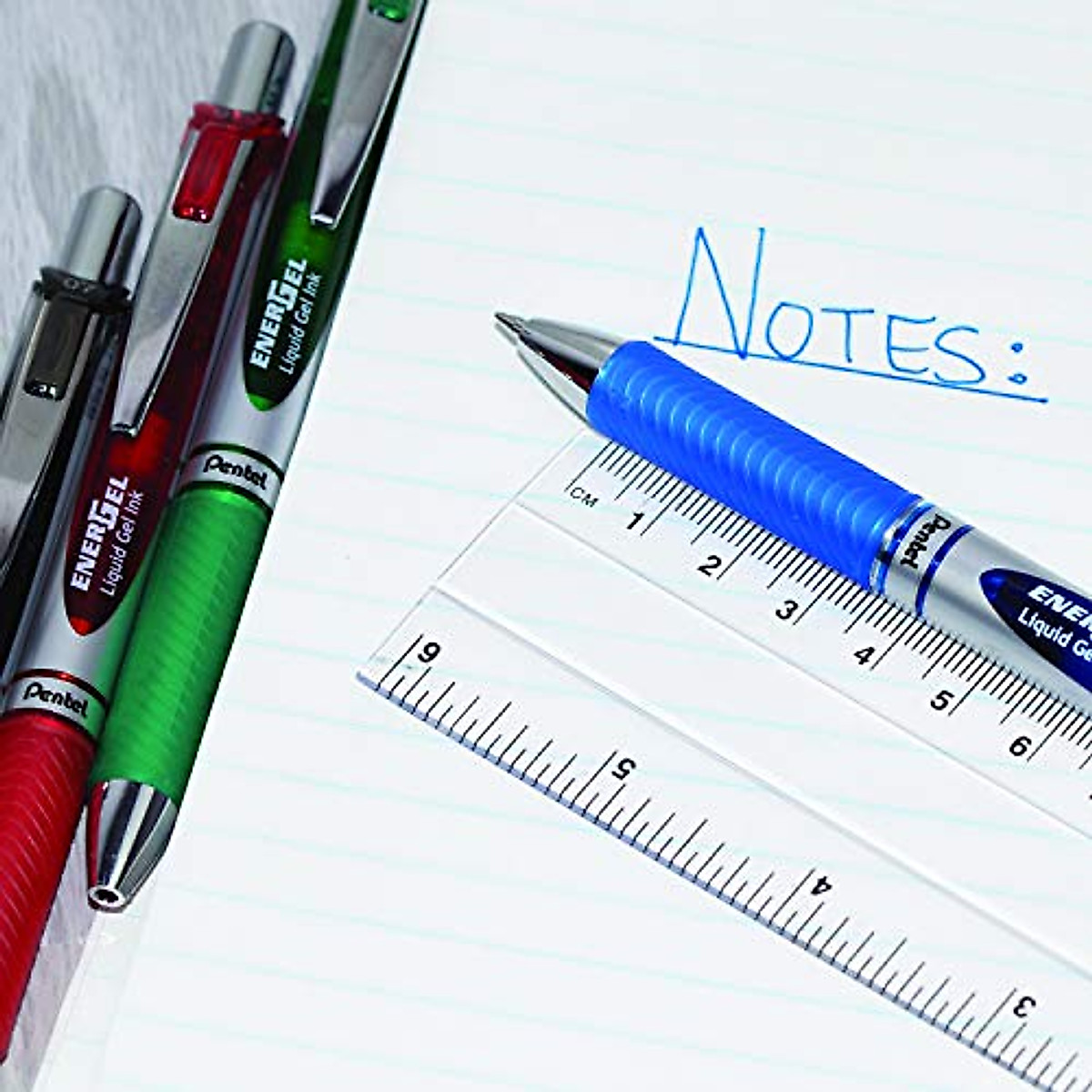 Pentel EnerGel Pearl RTX, 0.7mm, Black Ink, Box of 12 (BL77PWP-A)