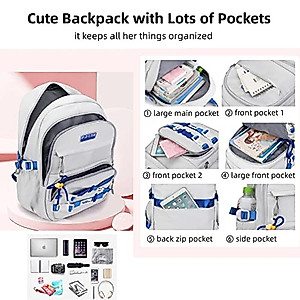 MITOWERMI Backpack for Girls Boys School Bags Lightweight Elementary School Backpack Durable Kids Bookbags for Middle Students(BLACK)