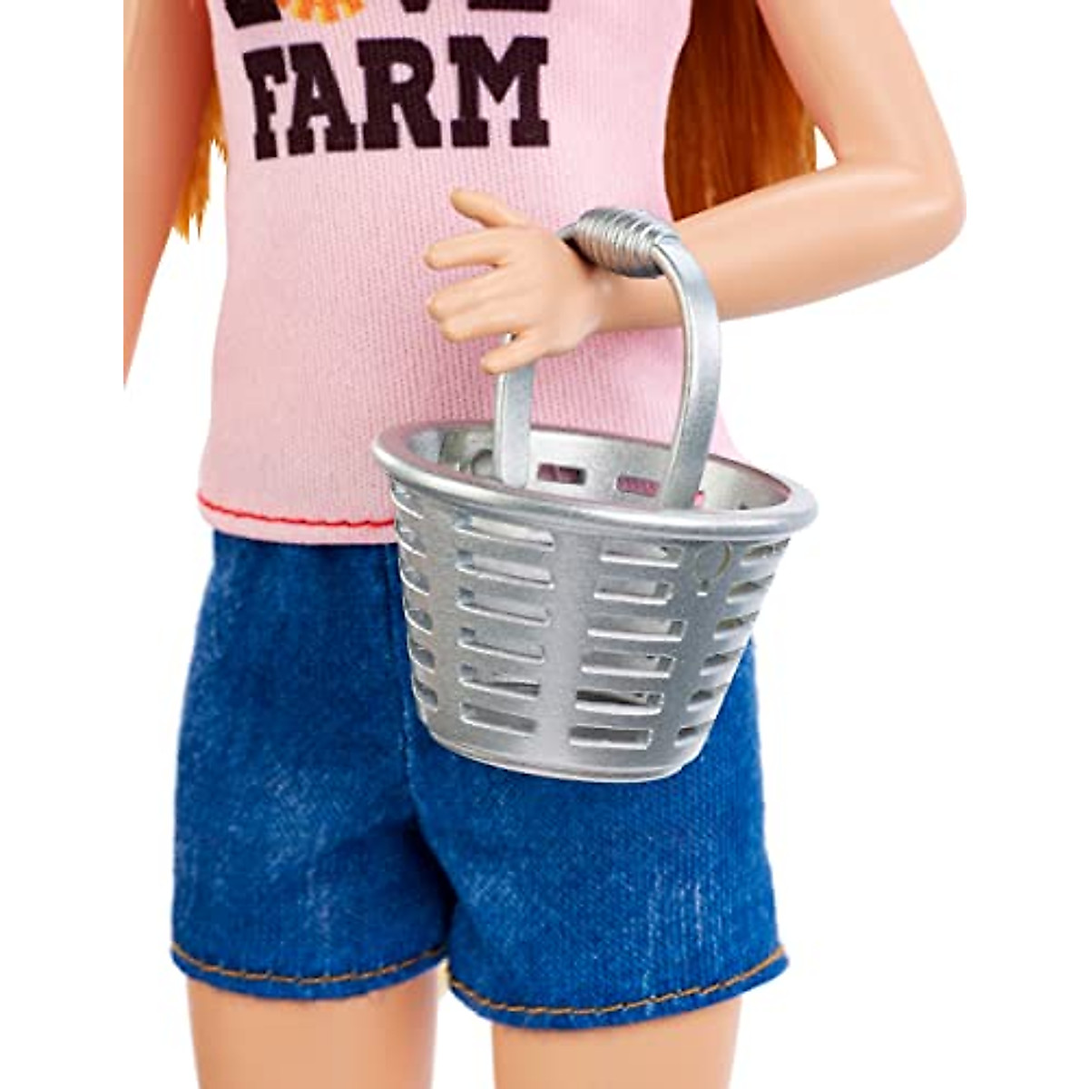 Barbie Chicken Farmer Doll, Red-Haired, and Playset with Henhouse, 3 Chickens, 2 Chicks and More, Career-Themed Toy for 3 to 7 Year Olds (Amazon Exclusive)