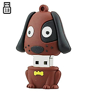 16GB Dog Model Flash Drive USB 3.0 Drive Memory Stick Thumb Drives Pen Drive Data Storage Zip Drive Jump Drive Flash Stick USB Stick - Brown
