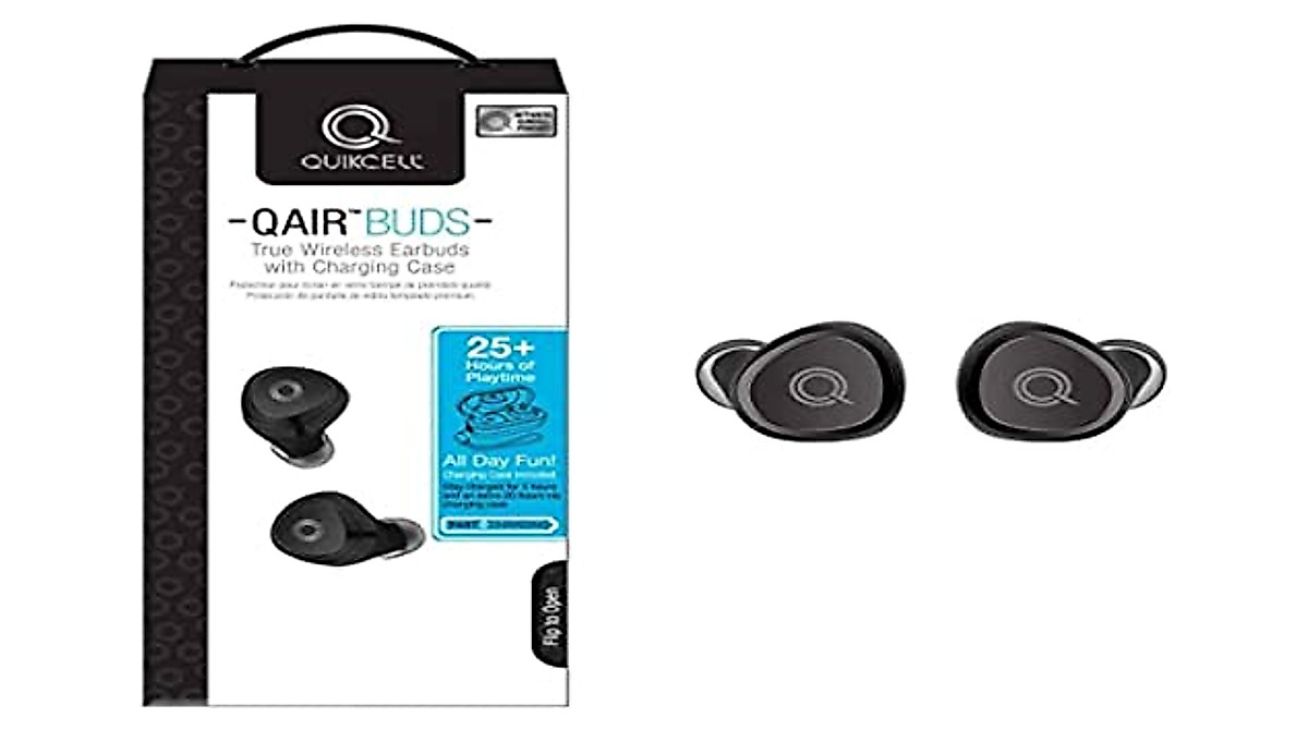QUIKCELL QAIR Buds True Wireless Earbuds - Long Battery & IPX5