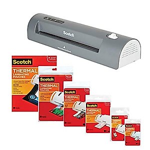 3M Laminator Kit With Every Size Laminating Pouch