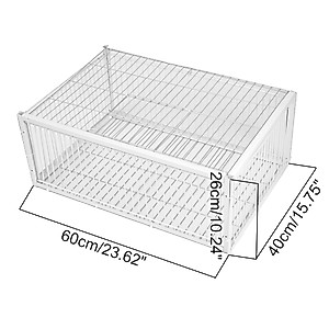 KUJIBGY Pigeon Trap with Escape-Proof Design Small Birds Live Hunting Trap Iron Cage with One-Way Entry Outdoor Patio Garden Farm Warehouse Humane Trap for Pigeon Sparrow Mouse Rabbit Chicken