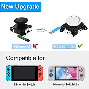 Replacement Joystick for Nintendo Switch lite, Repair Joystick Replacement Tool Kit for Switch lite and Nintendo Joycon Controller
