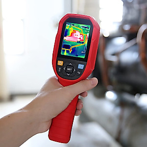 UNI-T UTi89 Pro Thermal Camera Imager 80x60 IR Resolution Handheld Infrared Thermal Imaging Camera 4800 Pixels 9Hz Refresh Rate, IP65 Rechargeable 16GB MicroSD 2 Meter Drop Durability