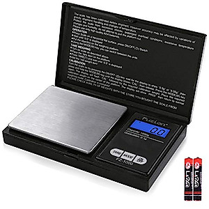 𝗙𝘂𝘇𝗶𝗼𝗻 Digital Pocket Scale 1000g/0.1g, Small Digital Scales Grams and Ounces, Herb Scale, Jewelry Scale, Portable Travel Food Scale( Battery Included )
