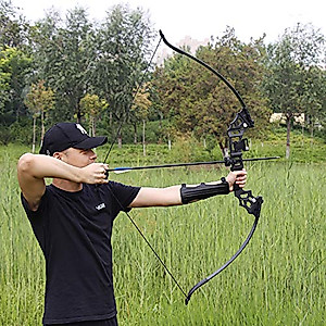 REAWOW Recurve Bows for Adults Archery Bow and Arrows Sets Hunting Takedown Bow 52in Adult Teens Beginner Right Handed Shooting Practice 6 Carbon Arrows …