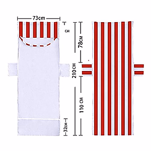 Ochine Beach Chair Cover Pool Lounge Chaise Towel Cover Sun Lounger Cover with Side Storage Pockets for Sun Lounger Pool Sunbathing Garden Beach Hotel (78.7x29.5 Inch)