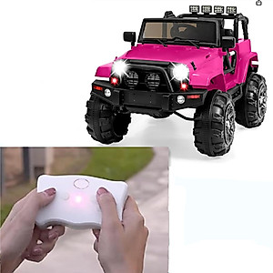 Wellye 2.4G Bluetooth Remote Control White Button Transmitter Accessories Kids Powered Wheels Children Electric Ride On Toy Car Replacement Parts