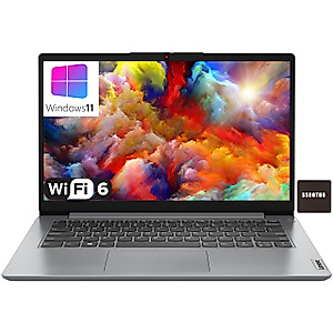 Lenovo Chromebook 3 Laptop, 14" FHD IPS Touchscreen 300nits Anti-glare, Octa-Core MediaTeck MT8183, 4GB LPDDR4X RAM, 64GB eMMC, AC WiFi, BT 4.2, Type-C, Arctic Grey, Chrome OS, BROAGE 64GB Flash Drive