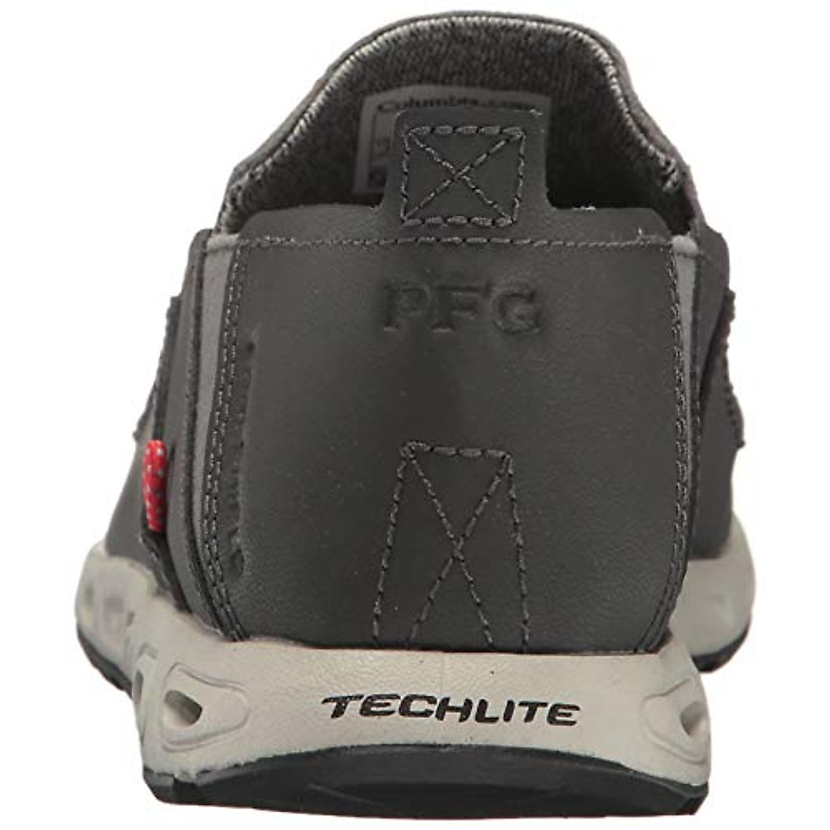 Columbia Mens Bahama Vent PFG Boat Shoe, Titanium MHW/Bright Red, 12 US