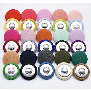Bundle: BEAMNOVA 300 Sets of Button Supplies for Fabric Button Maker Kit Punch Press Cloth Button Cover Making Machine, 100 Sets of Each 18mm, 25mm, 30mm