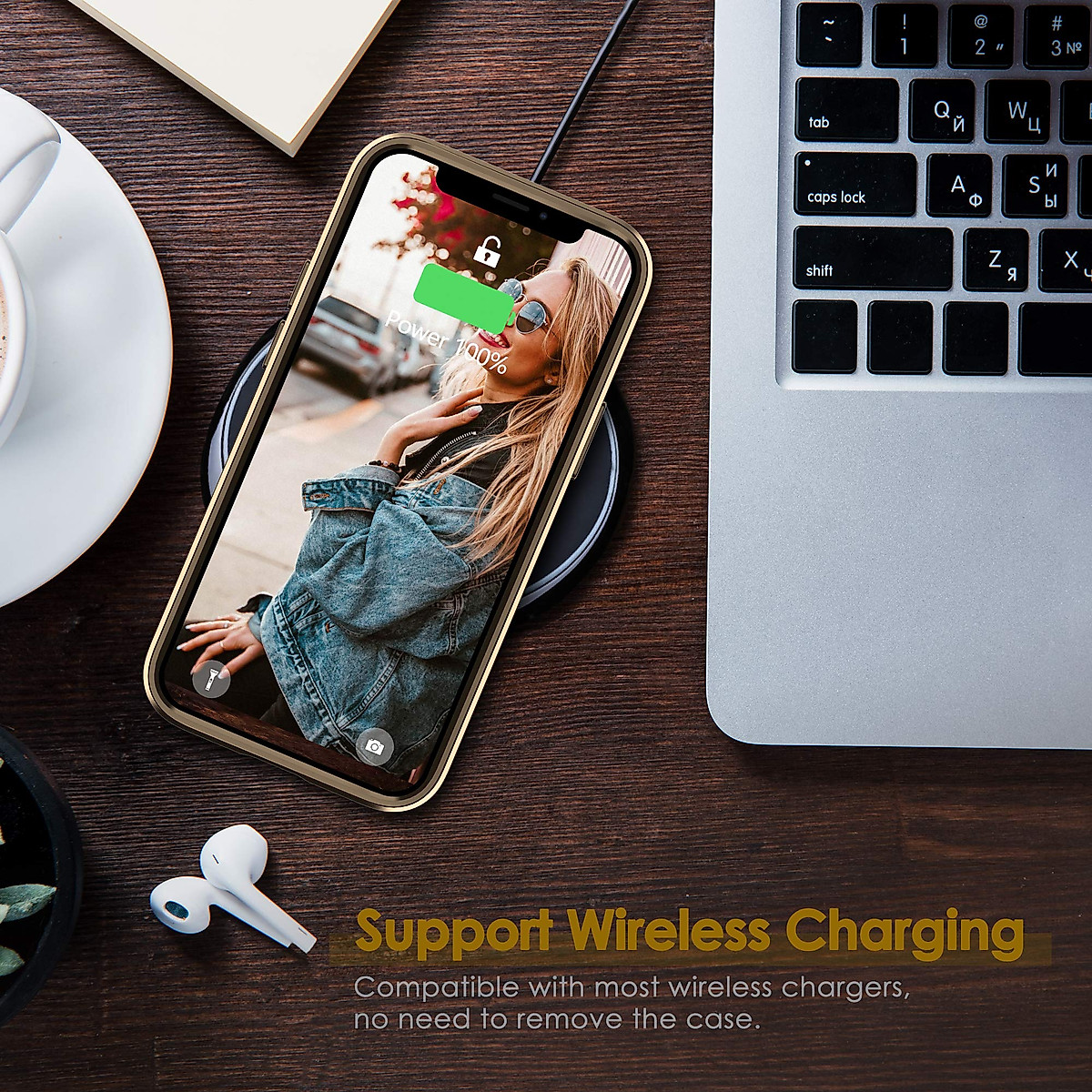 LOHASIC for iPhone 12 Pro Max Leather Case, Slim Luxury Elegant Men Women Business PU Cover Soft Non-Slip Grip Shockproof Anti-Scratch Protective Phone Cases for iPhone 12 Pro Max 6.7 inch - Black