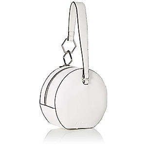 Sam Edelman Scarlett Round Wristlet, White