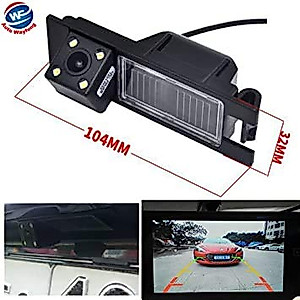 Auto Wayfeng WF® for Opel Astra H J Corsa Meriva Vectra Zafira Insignia Fiat Grande Buick Regal Car CCD Night Vision 4LED Backup Rear View Camera