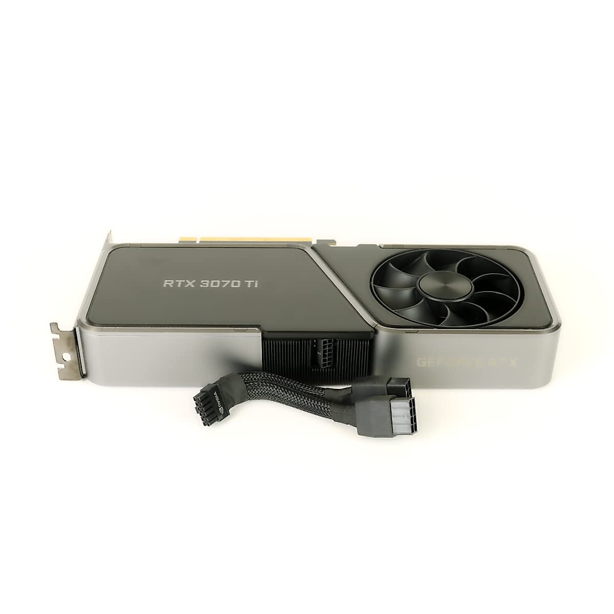 NVIDIA - GeForce RTX 3070 Ti 8GB GDDR6X PCI Express 4.0 Graphics Card - Dark Platinum and Black