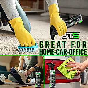 Carpet & Upholstery Cleaner - Powerful Car Carpet Cleaner For Auto Detailing | Cloth, Upholstery & Fabric Car Interior Cleaner Solution | Stain Remover Shampoo For Car Seat, Floor Mats & More (16 Fl Oz)