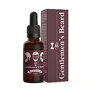 The Gentlemen's Beard Oil - Sandalwood - Conditioner Softener - All Natural - Softens, Strengthens and Promotes Beard & Mustache Growth - Leave In Conditioner