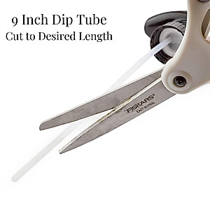 Cornucopia Brands 3-Setting Mist Spray & Stream Sprayer Replacement Parts (6-Pack); Fits Standard 8oz / 16oz Boston Round 28/400 Neck Bottles