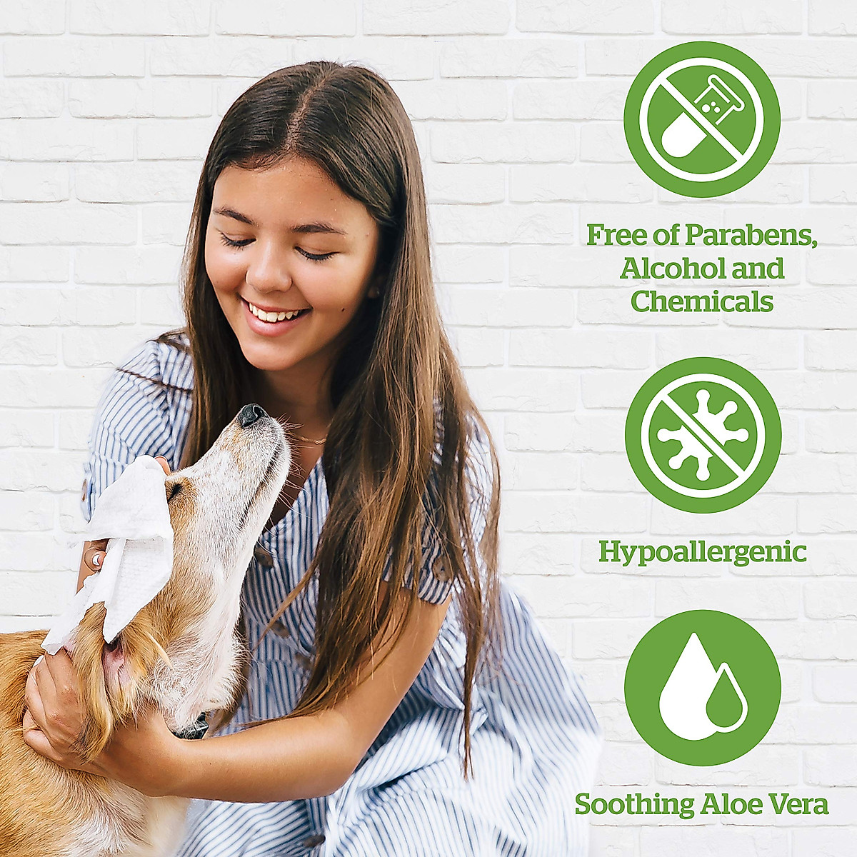 Pogi's Ultimate Dog Wipes Home & Travel Bundle - 400-Count Grooming Wipes for Home and 240-Count Packs for Travel