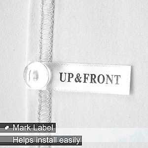 Alyvia Spring Box Spring Cover Full Size - Jersey Knit & Stretchy Wrap Around 4 Sides Bed Skirt for Hotel & Home - Full/Full XL, White