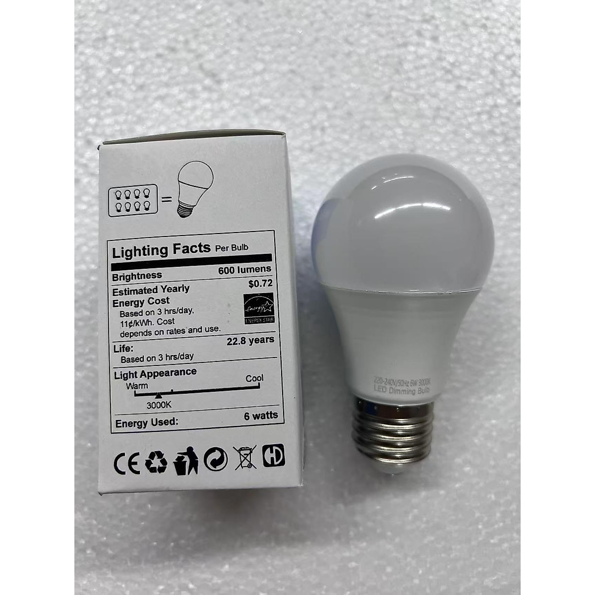 Yarra-Decor Bedside Lamp with USB Port - Touch Control Table Lamp for Bedroom Wood 3 Way Dimmable Nightstand Lamp with Round Flaxen Fabric Shade for Living Room, Dorm, Home Office (LED Bulb Included)