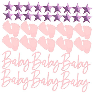 2pcs 1 Baby Shower Birthday Party Prop Table Scatter Confetti Party Favors Birthday Party Layout Supply Baby Confetti Birthday Confetti Shower Party Supplies Genders Reveal Ideas