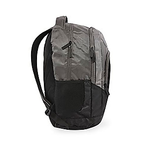 NAUTICA Sail Laptop Backpack, Grey/Orange, One Size