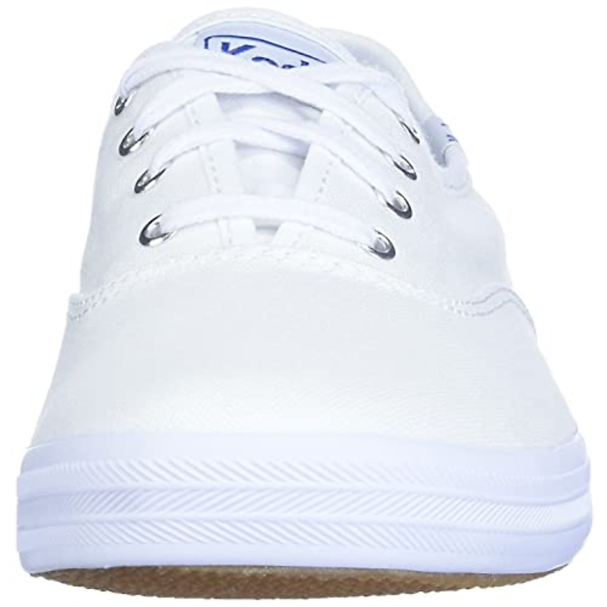 Keds Women's Champion Original Canvas Lace-Up Sneaker, White, 7 M US