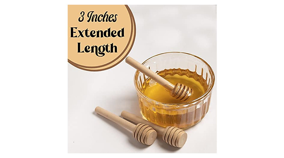 20 Wooden Honey Dipper Sticks – Perfect for Every Occasion