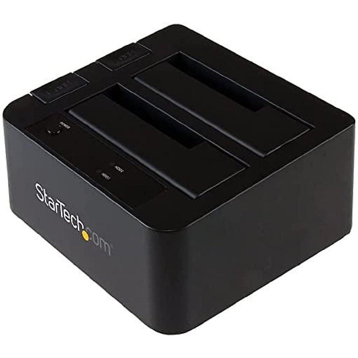 StarTech.com Dual-Bay USB 3.1 to SATA Hard Drive Docking Station, USB 3.1 (10 Gbps), External 2.5/3.5" SATA I/II/III, SSD/HDD Docking Station, Hot-Swap Hard Drive Bay, Top-Loading (SDOCK2U313)