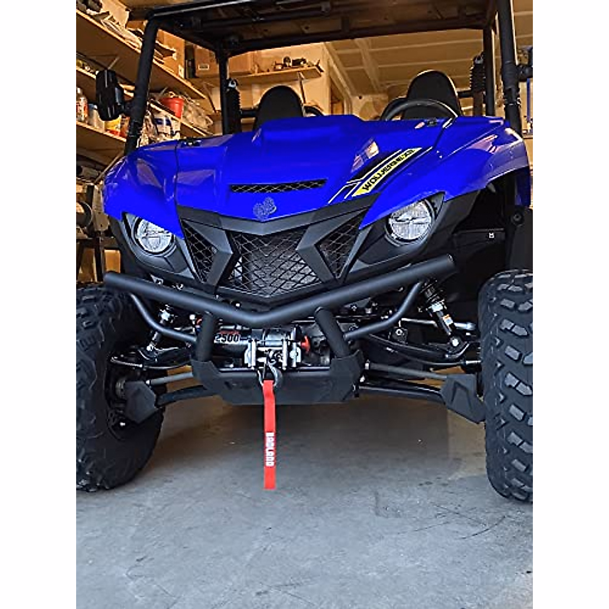 HFT Badland ATV Utility Winch with Wire Rope and Wireless Remote Control ZXR 2500 Lb. Badland