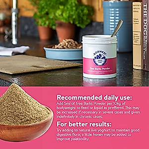 Dorwest Herbs Tree Barks Powder for Dogs and Cats 200 g