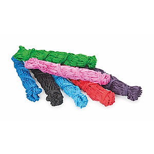 Shires Heavy Duty Hay net 40" with 2" Mesh Holes Blue Horse Haylage Feeder Bulk Packs (4 Pack)